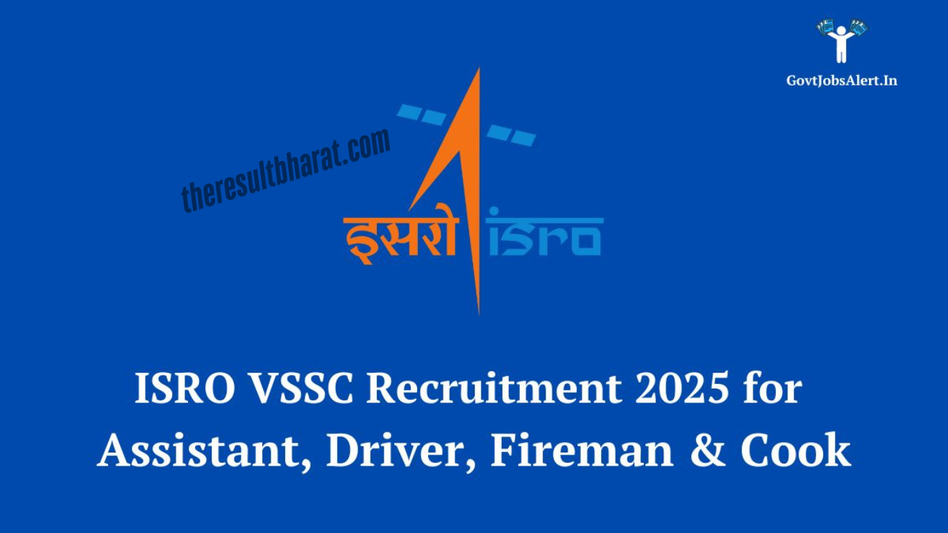 ISRO VSSC Assistant, Driver, Fireman - Result Bharat