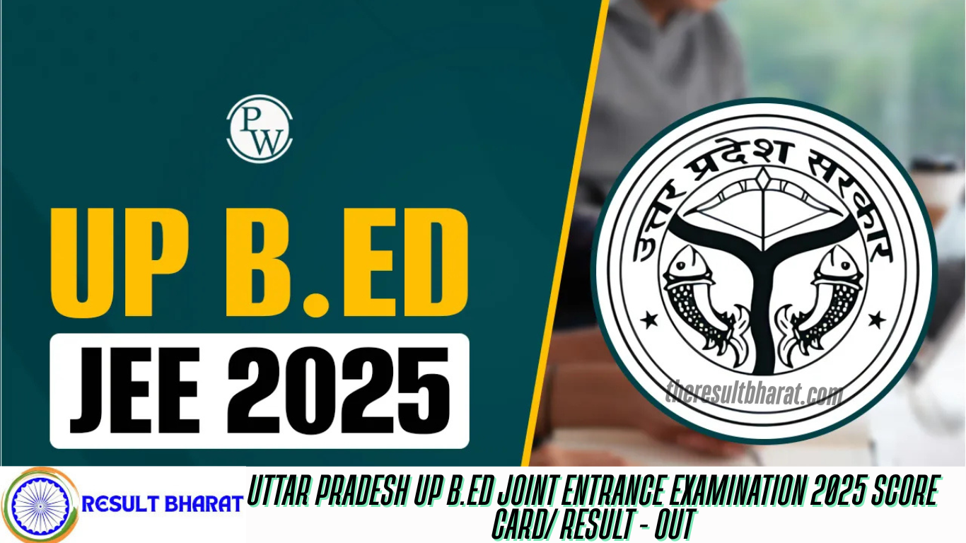 Uttar Pradesh UP B.Ed Joint Entrance Examination- Result Bharat